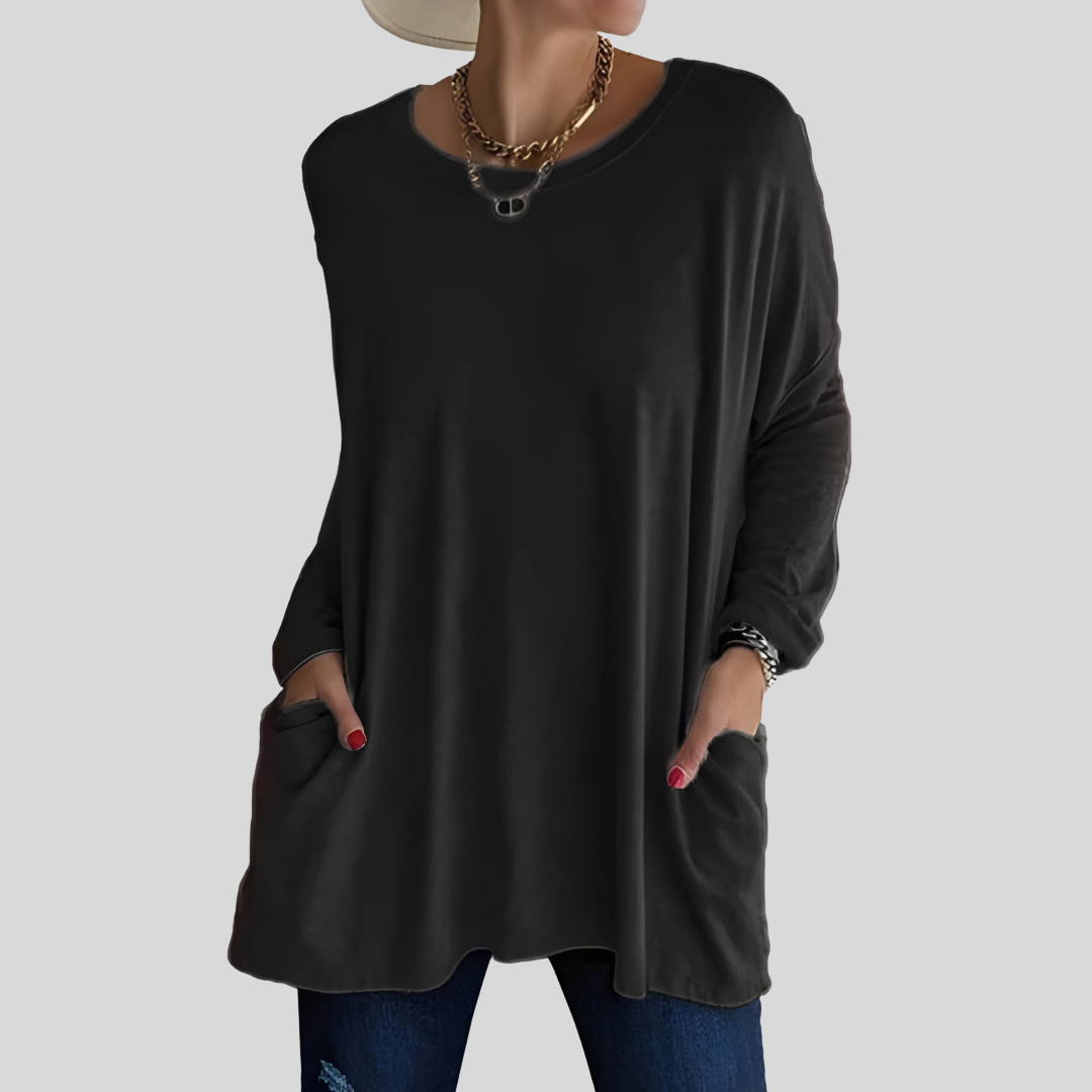 Moira | Relaxed Long Sleeve Top – Grace & James